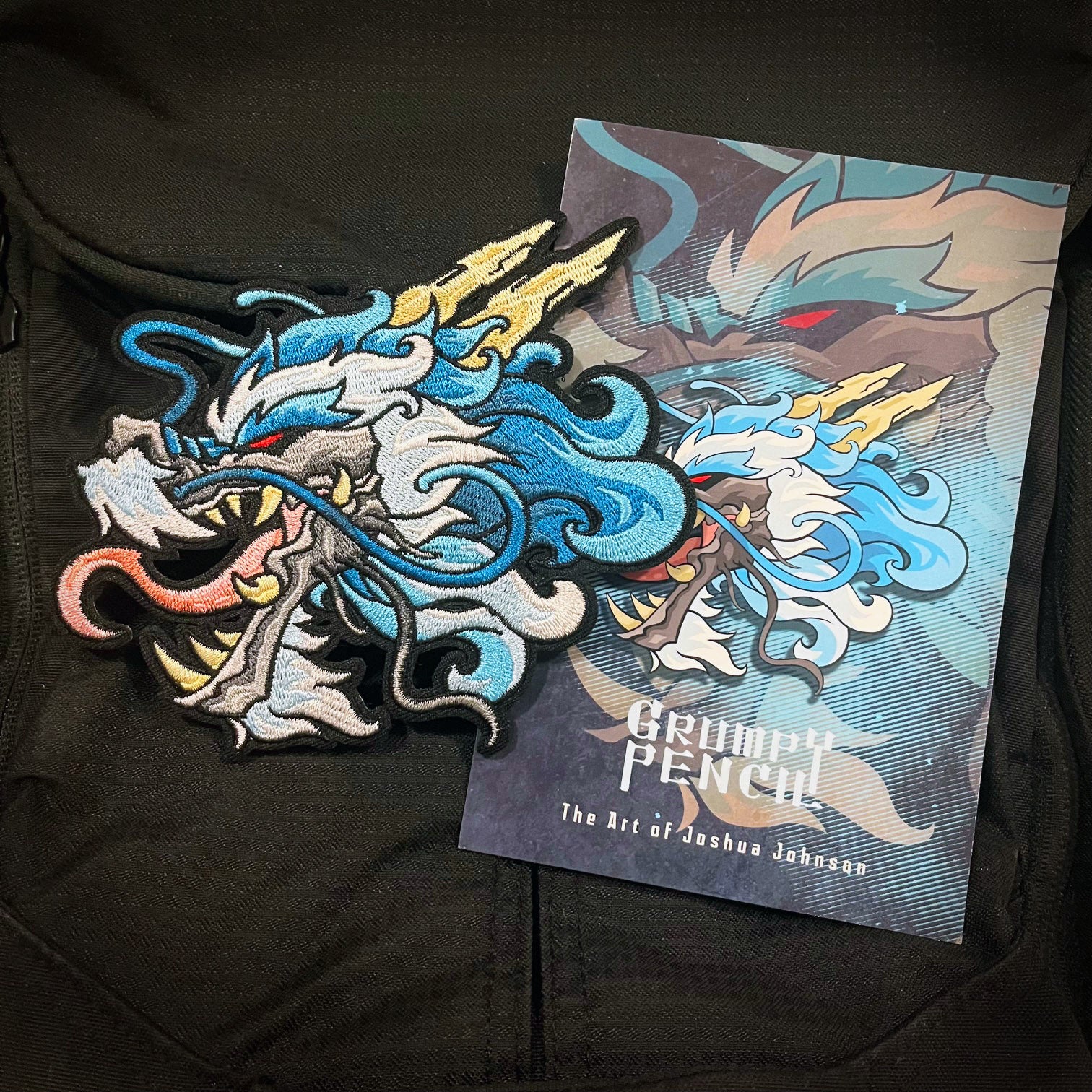 Grumpy Year of the Dragon Embroidery Patch – Grumpy Pencil