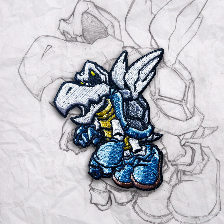 Grumpy Bones Embroidery Patch – Grumpy Pencil