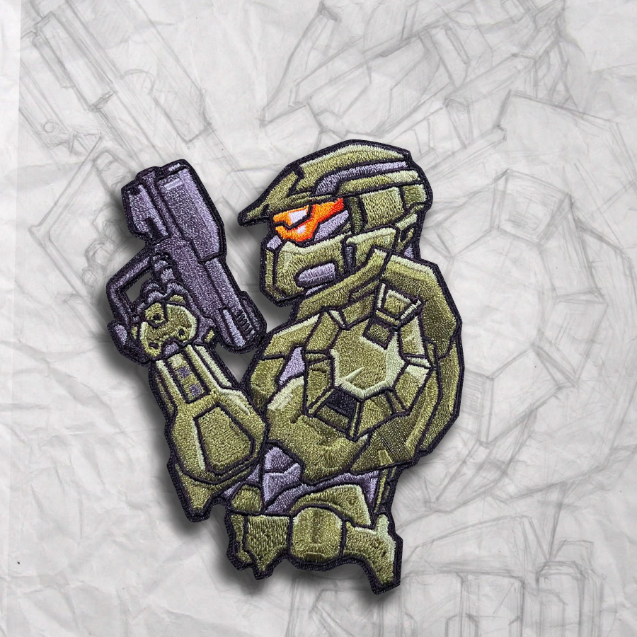 Grumpy Halo Green Embroidery Patch – Grumpy Pencil