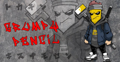 Grumpy Pencil | Collectible Patches, Fine Art Prints, Apparel