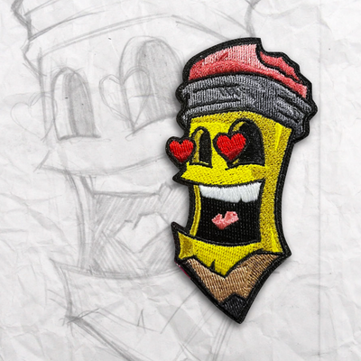 Grumpy Pencil | Collectible Patches, Fine Art Prints, Apparel