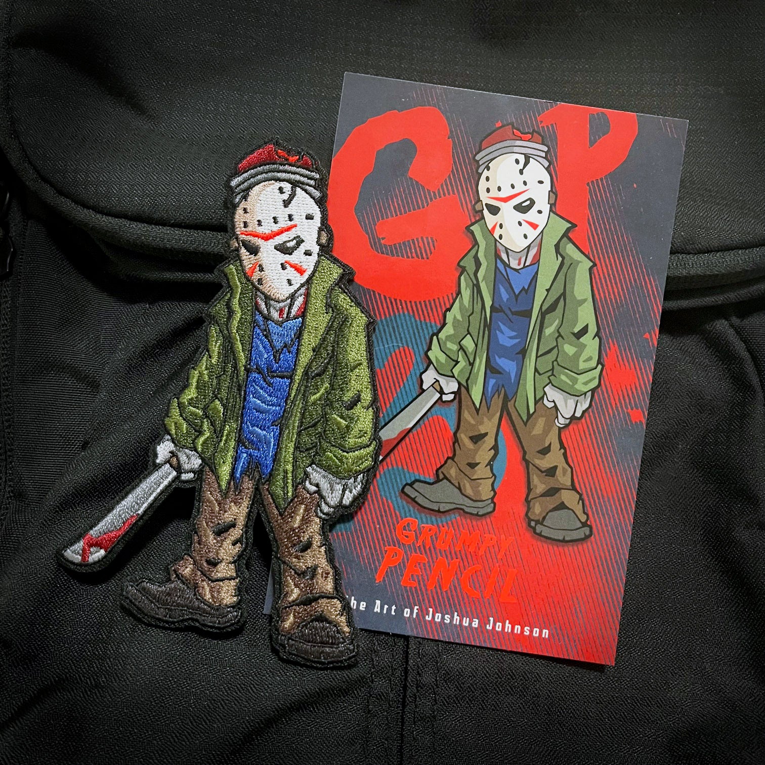 Grumpy Jason V Embroidery Patch – Grumpy Pencil