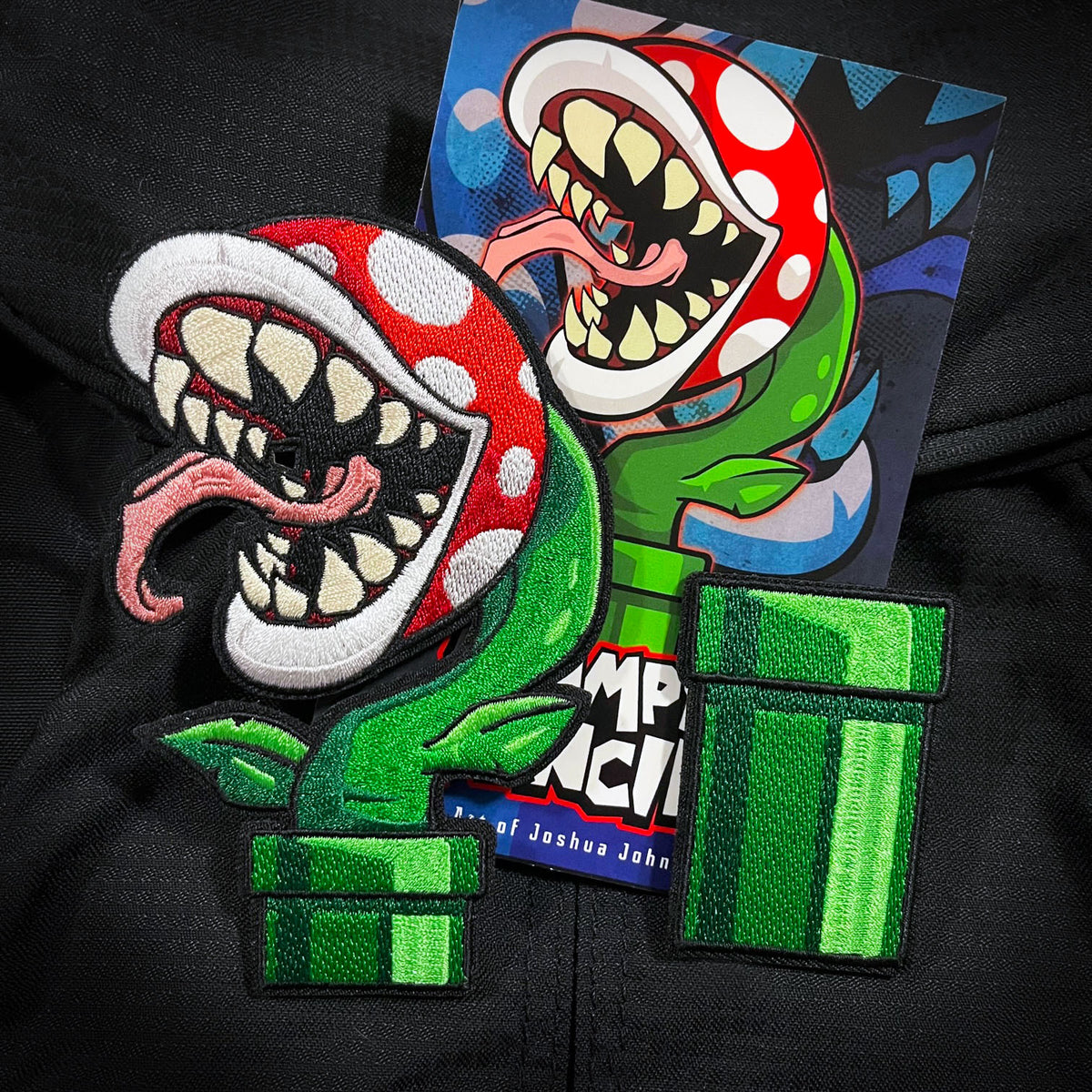 Grumpy Plant v1 Embroidery 2 Patch Set – Grumpy Pencil