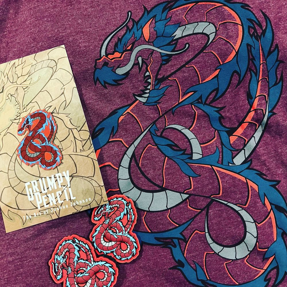 Grumpy Fortune Dragon T-Shirt – Grumpy Pencil