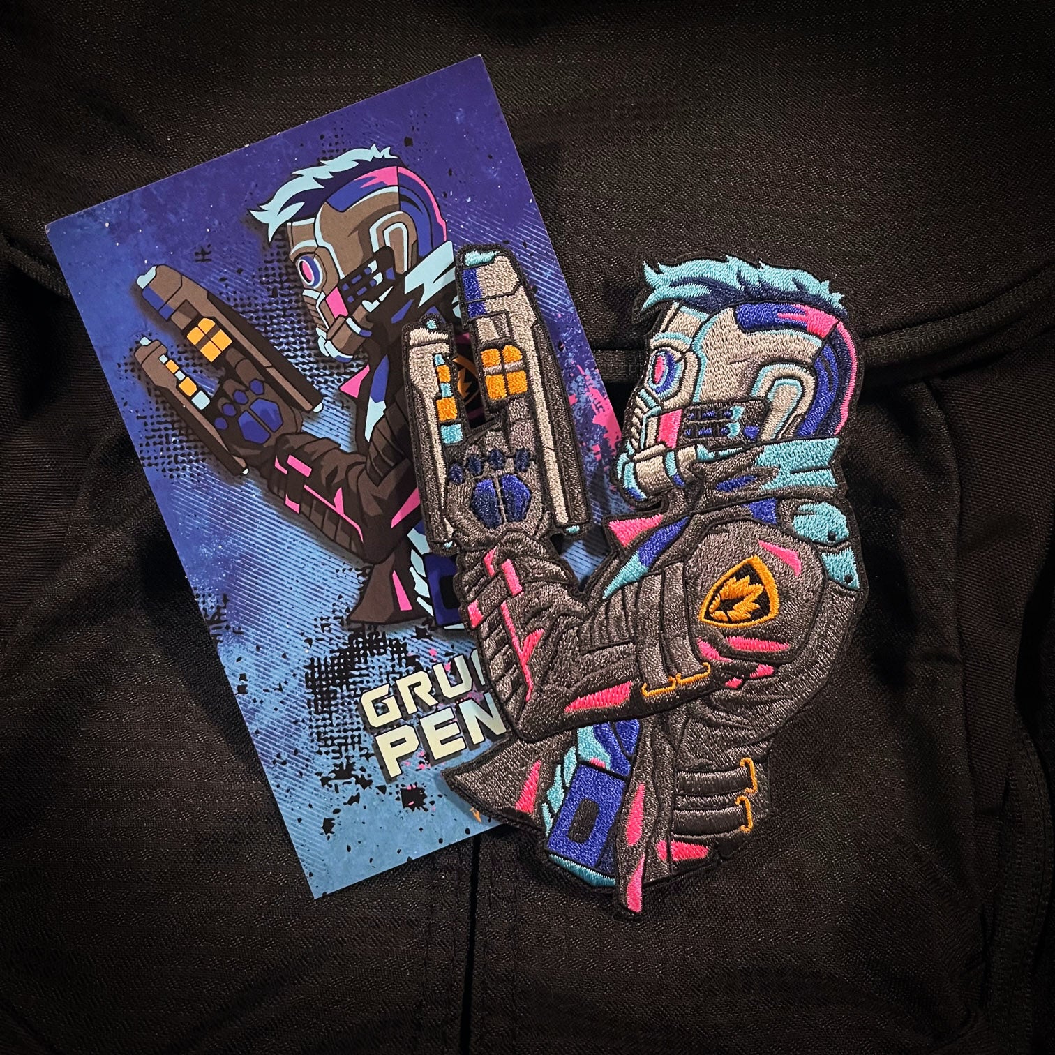 Grumpy Star Shooter V2 "Galactic" Embroidery Patch – Grumpy Pencil