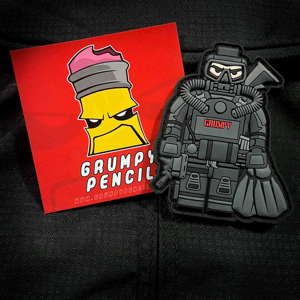 Grumpy Pencil | Collectible Patches, Fine Art Prints, Apparel