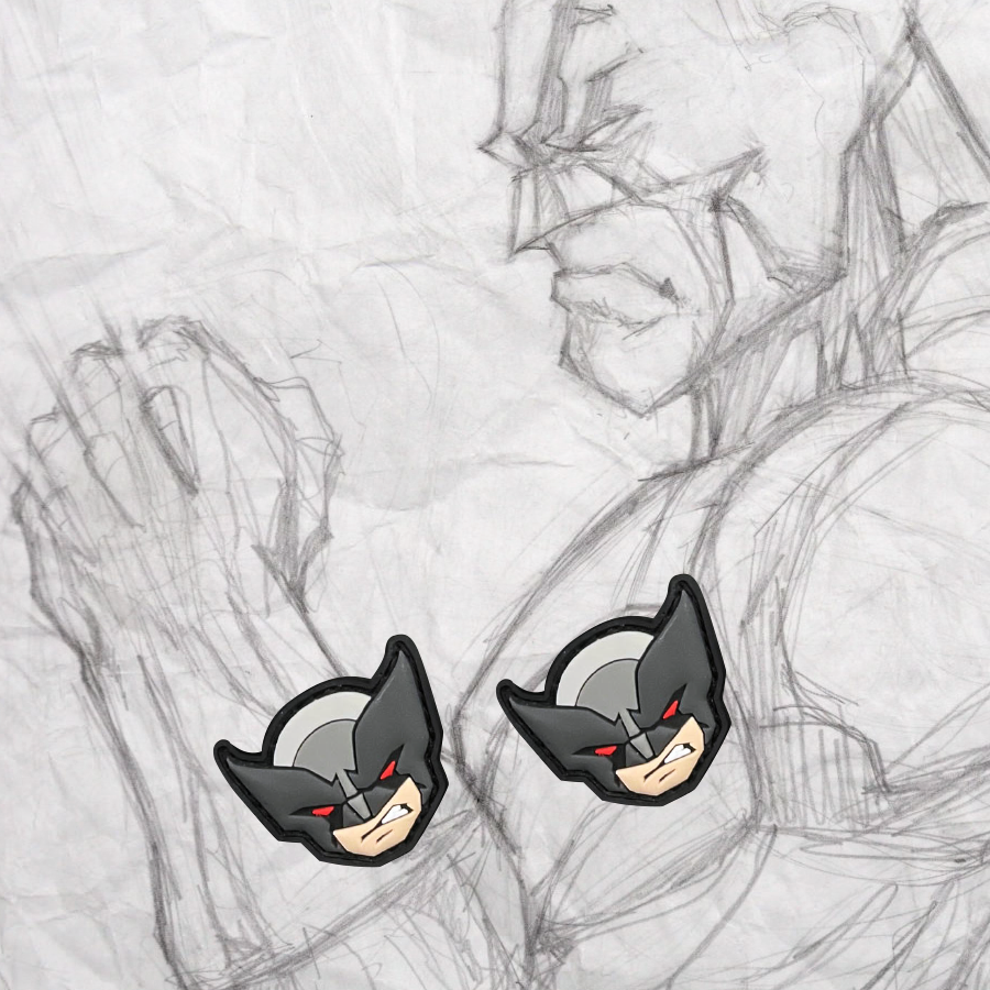 Pencil Topper #7, PVC Patch set – Grumpy Pencil