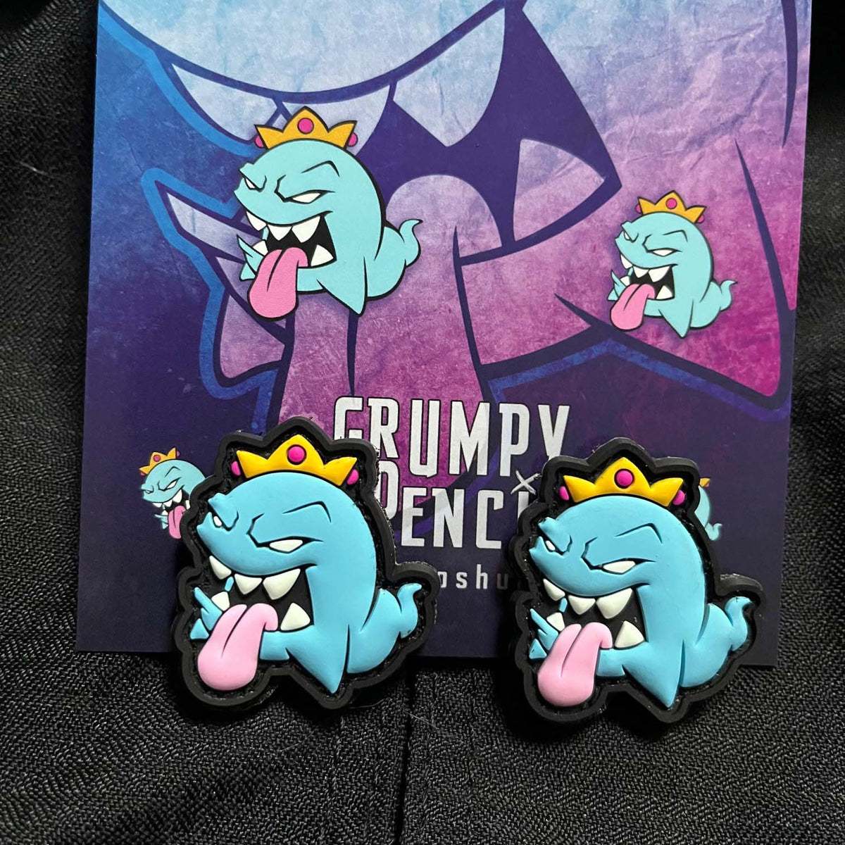 Grumpy Ghost, PVC Patch set – Grumpy Pencil