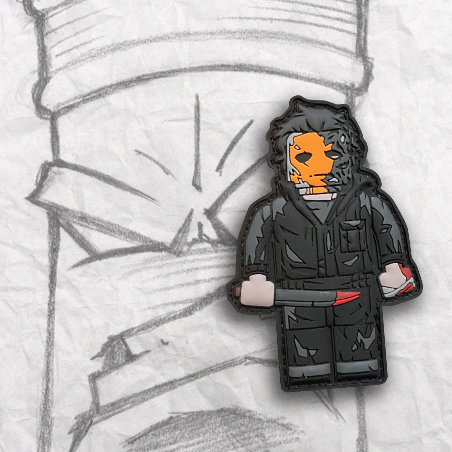 Grumpy Brick Boogey Man v2 Pvc Patch – Grumpy Pencil