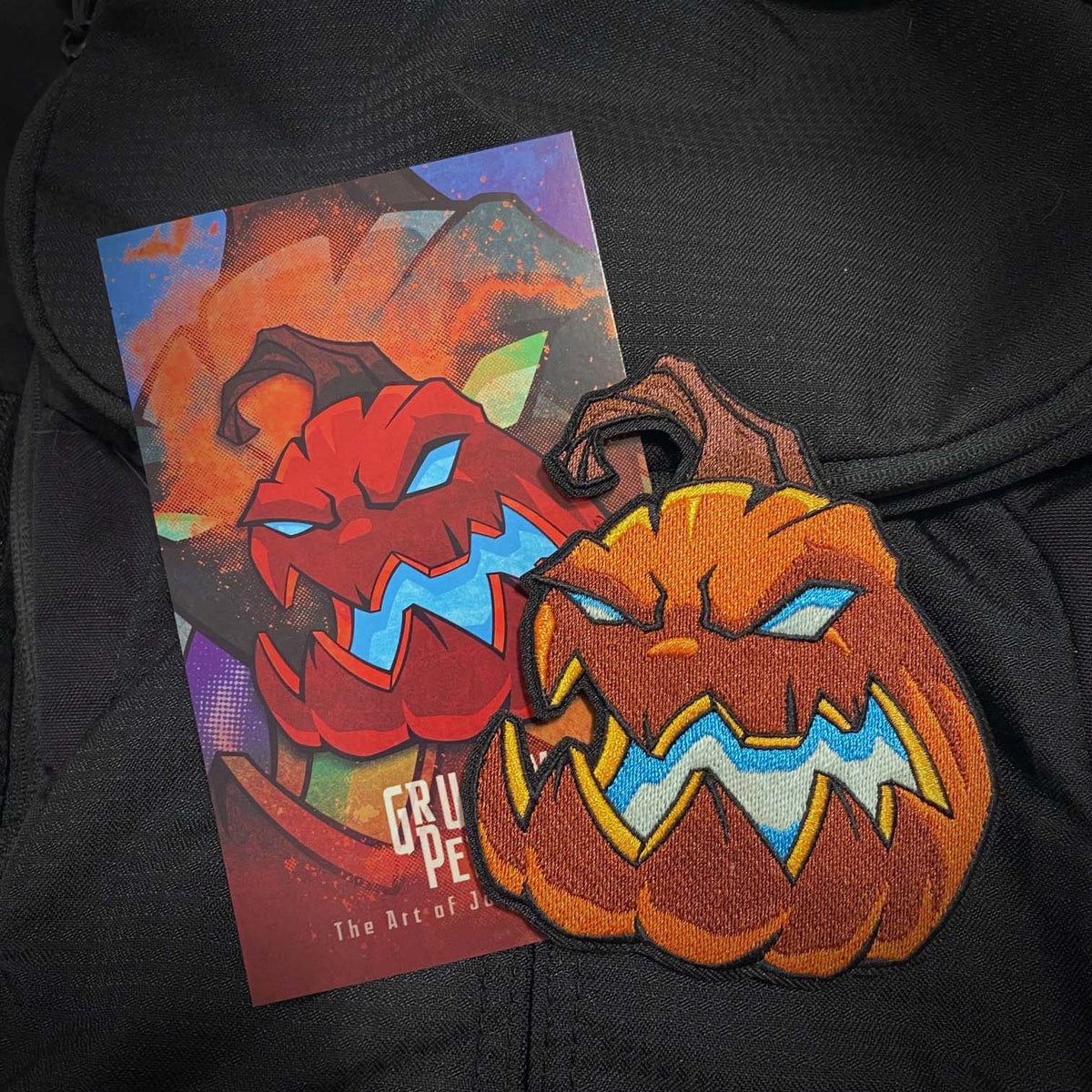 Grumpy Jack O Lantern Embroidery Patch – Grumpy Pencil
