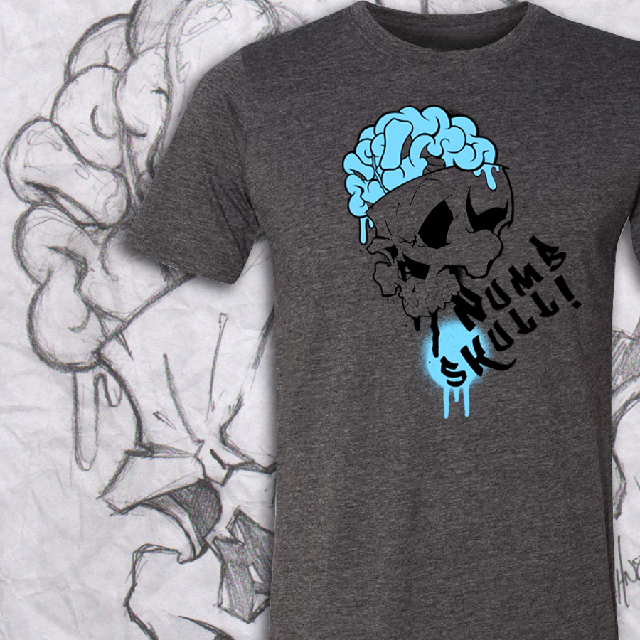 Special Edition Numbskull T-Shirt – Grumpy Pencil